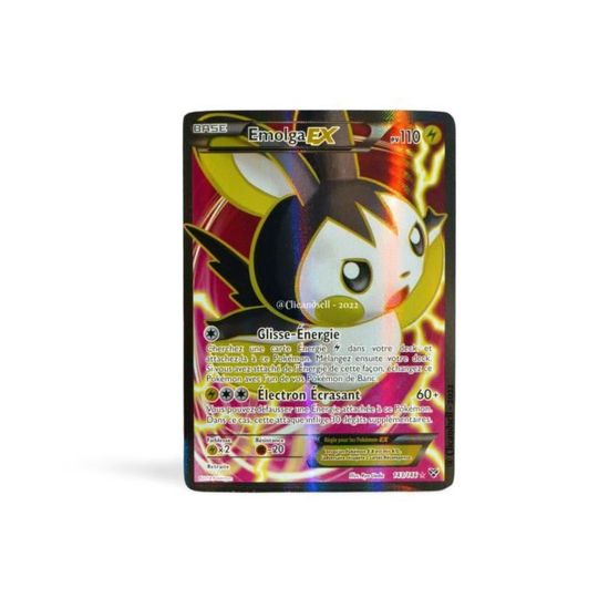 Carte Pokémon Emolga EX 110 PV 143-146 XY NEUF FR - Cdiscount Jeux - Jouets