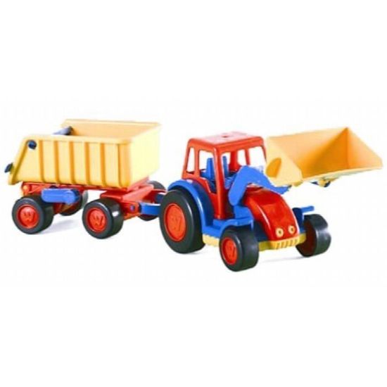 Polesie Basics Tractor With Shovel And Trailer UU7L7 - Cdiscount Jeux ...