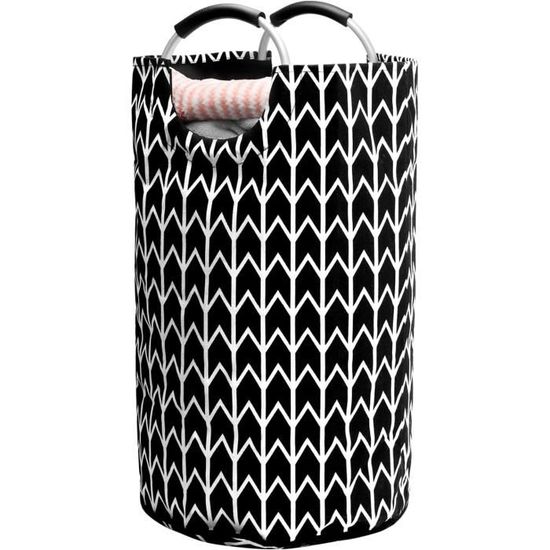 Bac de Linge Sale 91 L, Panier a Linge Sale en Tissu Pliable ...