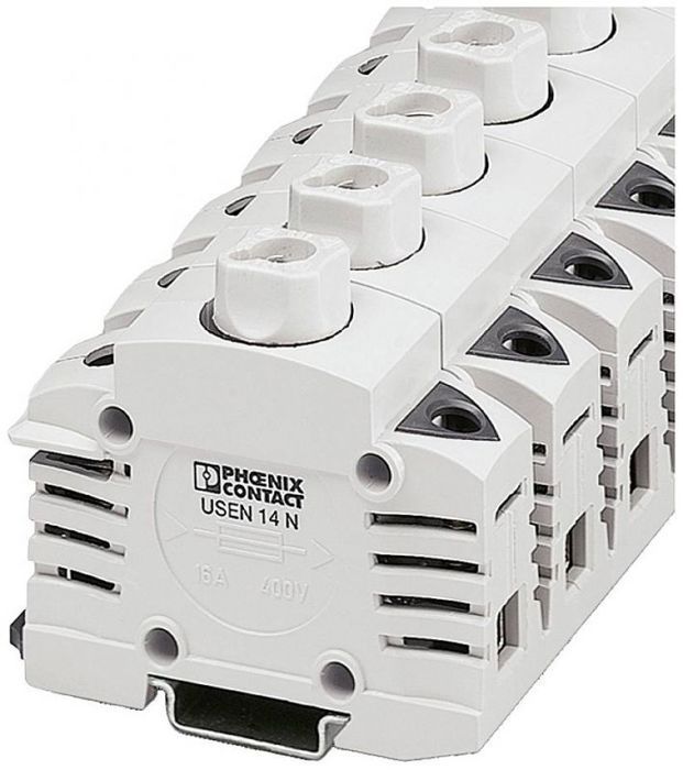 Borne - bornier Phoenix contact Bloc de jonction porte-fusible Contenu: 1 pc(s) USEN 14 N ...