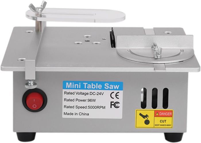 Mini scie circulaire de table portable de précision 96 W scie à table ...