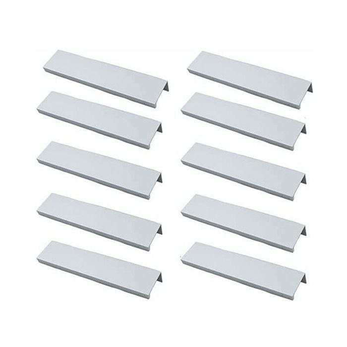Lot de 10 Poigne Profil Poigne de Meuble Cuisine - Poigne Meuble argent ...