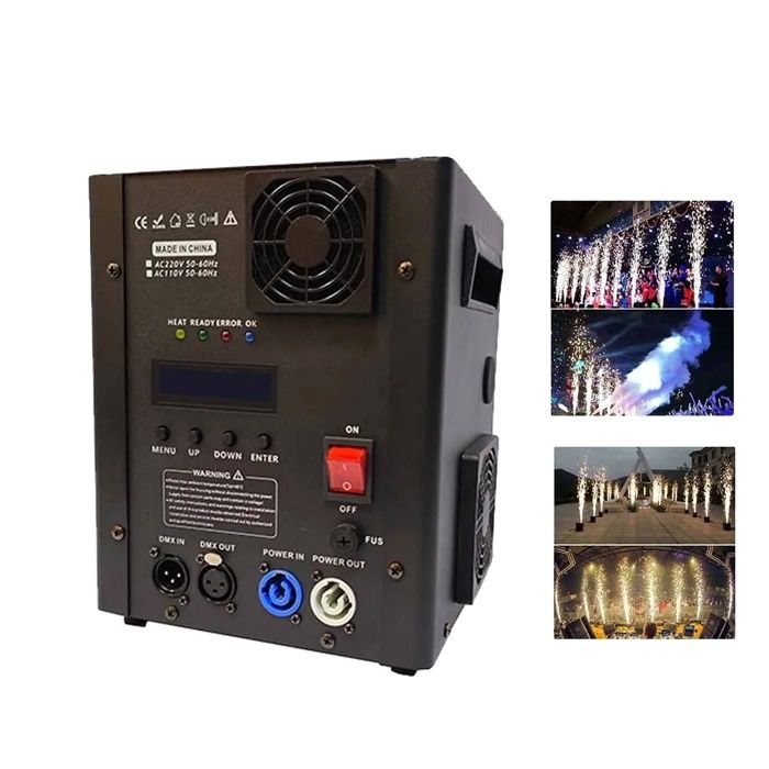 Cold Spark Fire Machine, 600W / 700W Power, DMX Control, 1 machine, 600 ...
