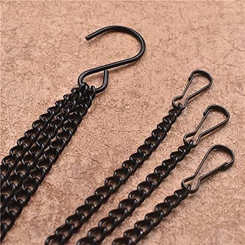 Lot De 4 Chaînes De Suspension En Métal Pour Pots De Fleurs Avec ...