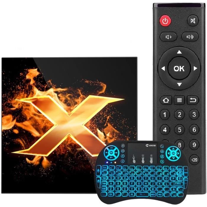Android 11 TV Box, Allwinner H616 Quad Core 64 Bits, 4 Go De RAM 64 Go ...
