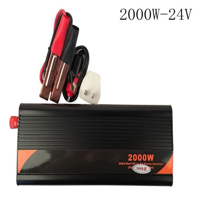 PY-2000W-24V Convertisseur de puissance universel pour véhicule,2000W - Cdiscount Auto