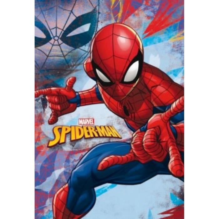 Couverture plaid polaire Disney Marvel Spider Man - Cdiscount Maison