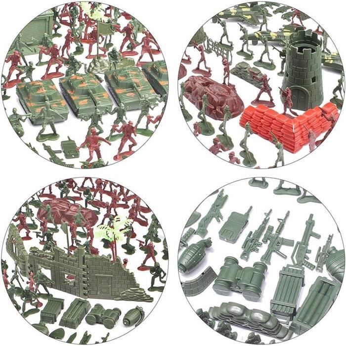 Drfeify Figurines mini soldats 290 pcs, jouet enfant, cadeau ...