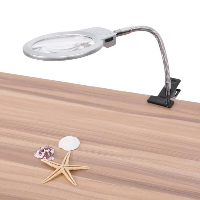 Q123632 Loupe de bureau éclairée, grande loupe de table de 18 pouces de ...