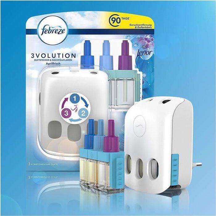 Diffuseur électrique - FEBREZE - 3Volution - Kit de démarrage - Lenor ...
