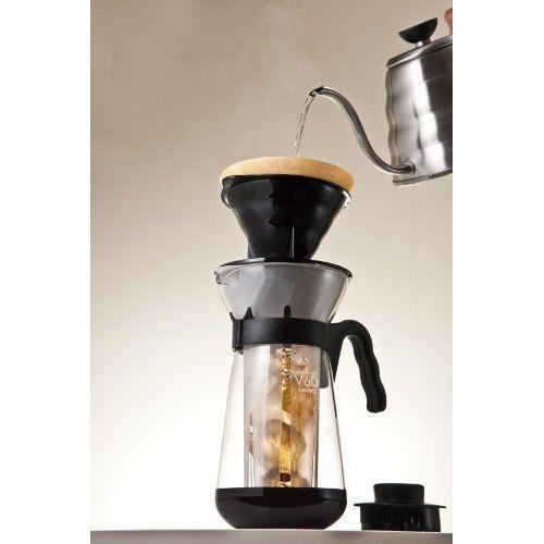 Hario V60 Ice and Hot Coffee Maker Drip Glass Dripper 700ml VIC-02 ...