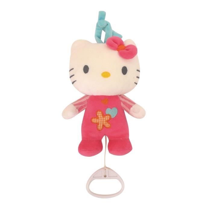 Peluche Musicale Hello Kitty - JEMINI - Baby Tonic - Rose - Bébé Fille ...