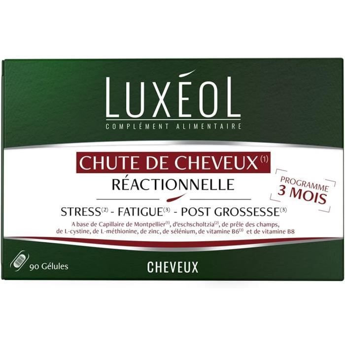Complément Alimentaire - LUXEOL - Chute de Cheveux Réactionnelle ...