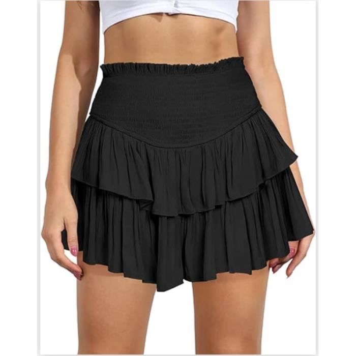 Jupe à volants taille haute pour femme - AUTREMENT - Élégante et ...