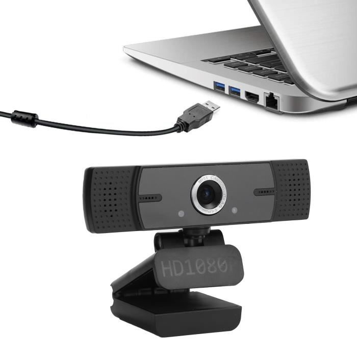 Live Camera Webcam A45 1080P HD avec couvercle d'objectif USB Plug and ...