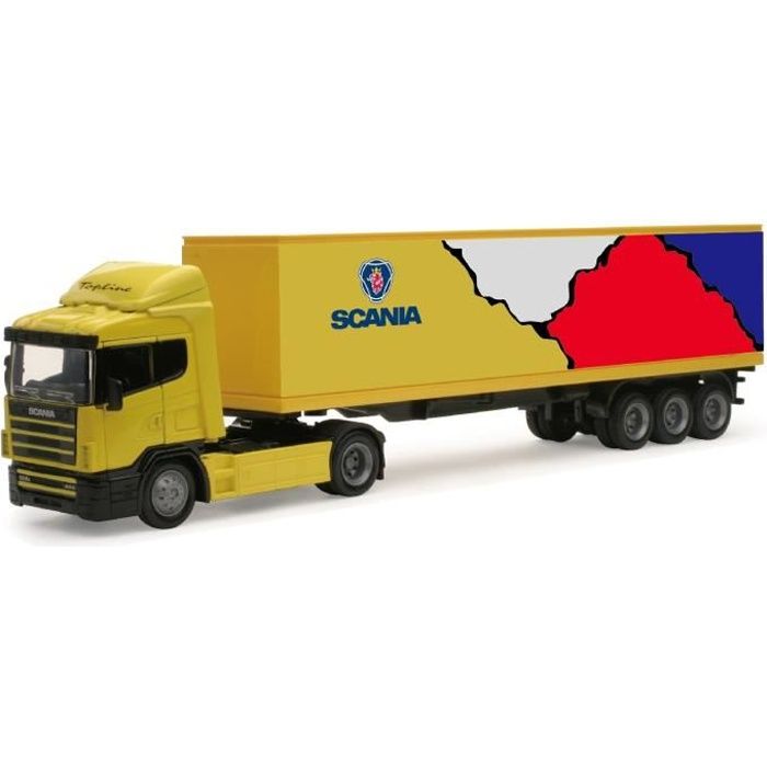 Miniature - NEW RAY - Camion MERCEDES Remorque - 1/43° - 36 cm ...