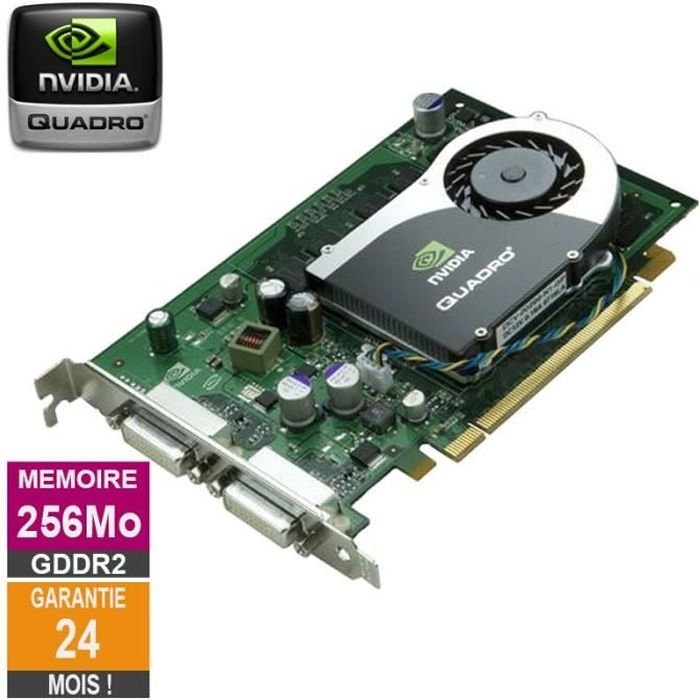 Carte graphique Nvidia Quadro FX 370 256Mo GDDR2 PCI-e DVI - Cdiscount ...