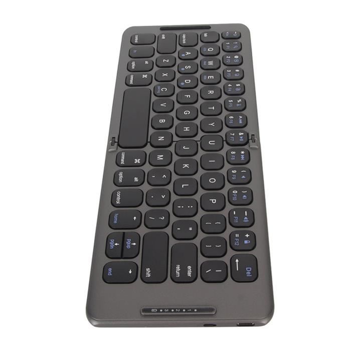 Qiilu Clavier pliant Clavier Pliable, Clavier Fil 2 Fois 3 Canaux, pour ...