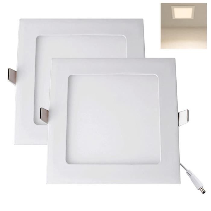 Luminaire Plafonnier Spot Led Encastrable 120 X 120Mm Led Panel 6W ...