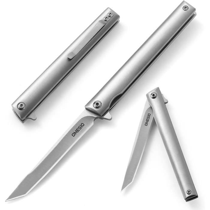 Omesio Tanto Messer Klappmesser Einhandmesser sAngelmesser Einhand ...