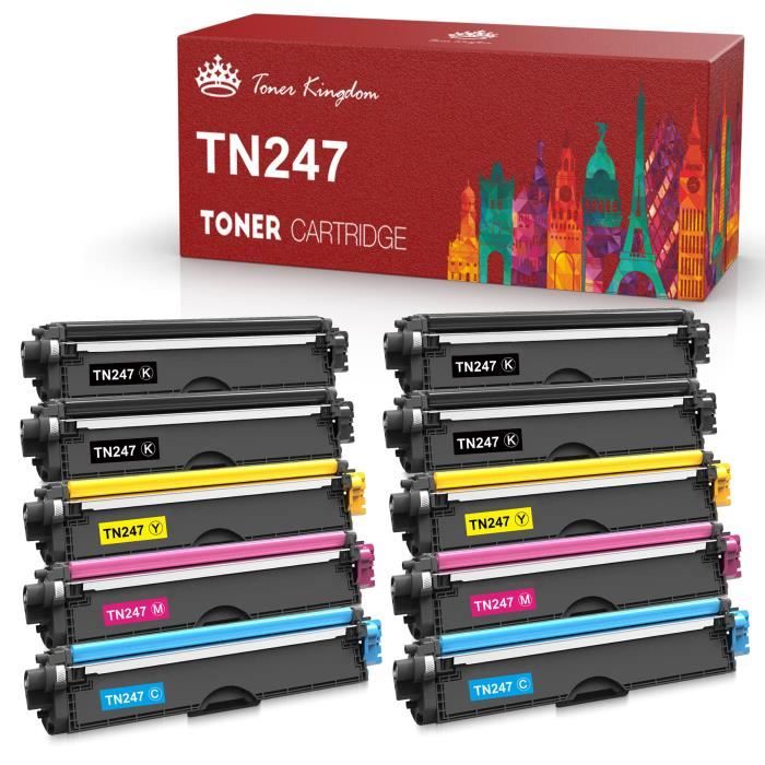 TONER KINGDOM 10 PACK Compatible TN247 TN243 Cartouche de Toner ...