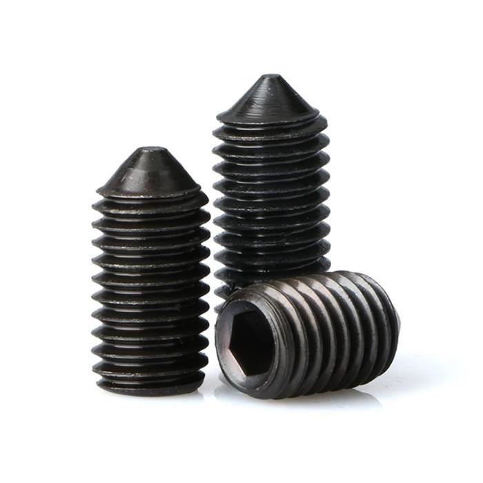 Vis Sans Tête Coniques Vis Sans Tête Hexagonales En 12.9 Grade Acier ...