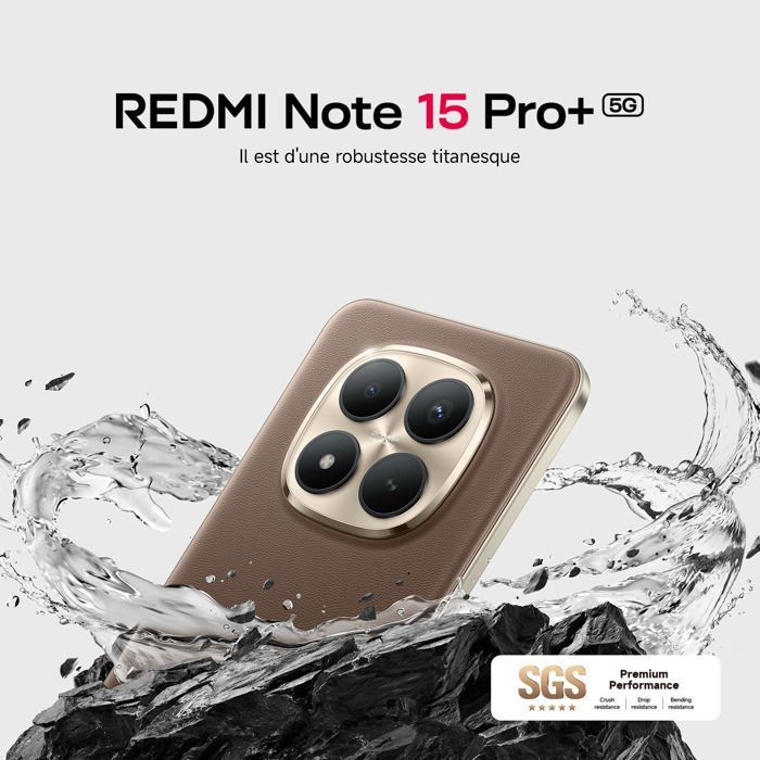 Redmi Note 15 Pro+ 5GMoka 8 GO + 256 GO Snapdragon® 7s Gen 4 ...