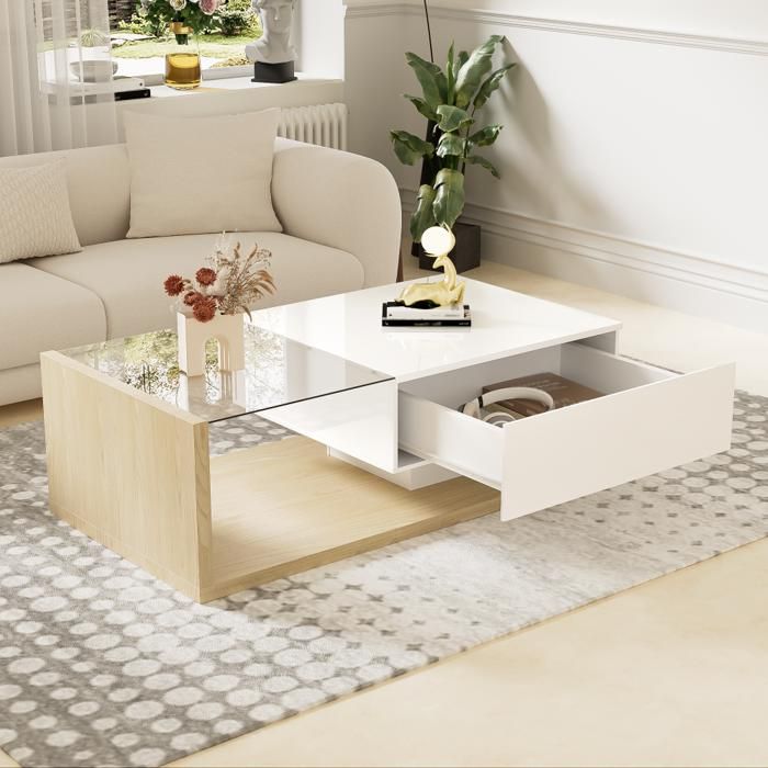 Table Basse Design Blanc 3