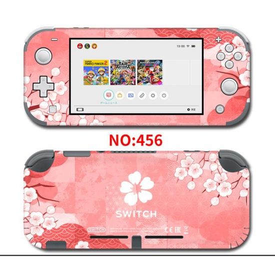 Léger 456 - Autocollant de peau de protection pour Nintendo Switch Lite, Couverture complète ...
