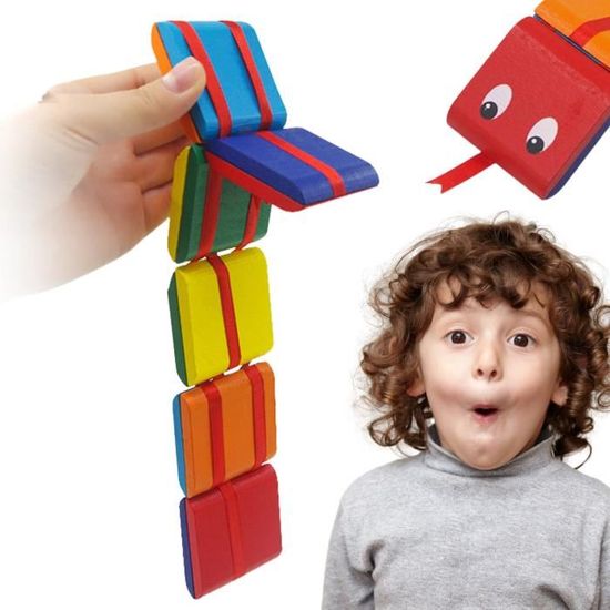 Magic Flip Colorful Flap Wooden Ladder Change Visual Illusion Novelty ...