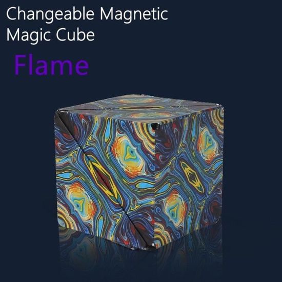 3D Variety Geometric Changeable Magnetic Magic Cube Anti Stress 3D Hand ...