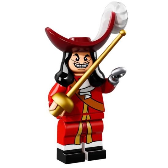 71012 LEGO Disney Figurine Captain Hook - Cdiscount Jeux - Jouets