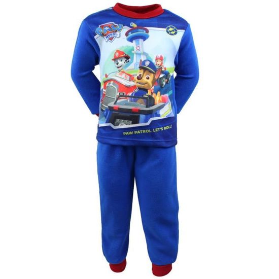 Paw Patrol Pyjama polaire Garçon Paw Patrol Let... Bleu - Cdiscount ...