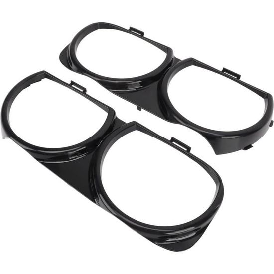 Garniture De Lunette De Phare Avant, 2 Pièces De Garniture De Lunette ...