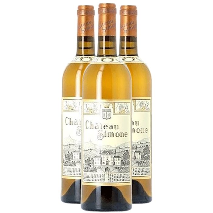 Château Simone Palette 2021 - Vin Blanc (3x75cl) - La cave Cdiscount