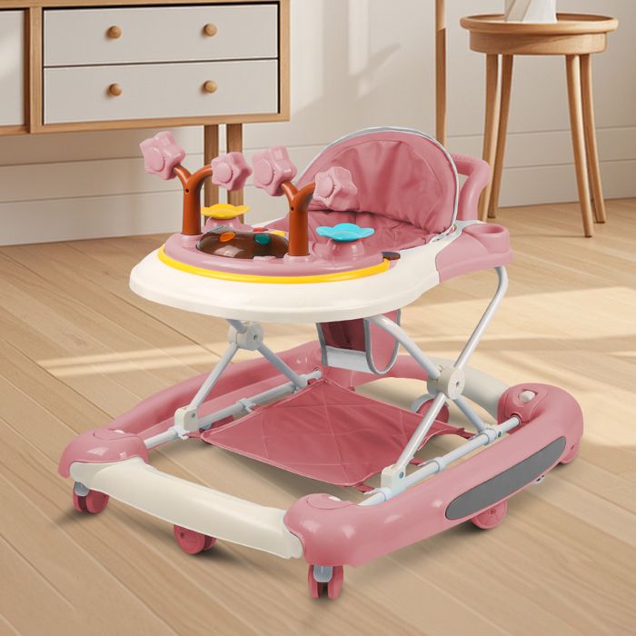 JEOBEST 67*75*85cm Trotteur pour bébé 3 en 1 Chariot d'éveil de marche ...