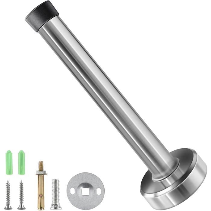 Misuyue Butoir de porte mural en acier inoxydable - 20 cm - Butoir de ...