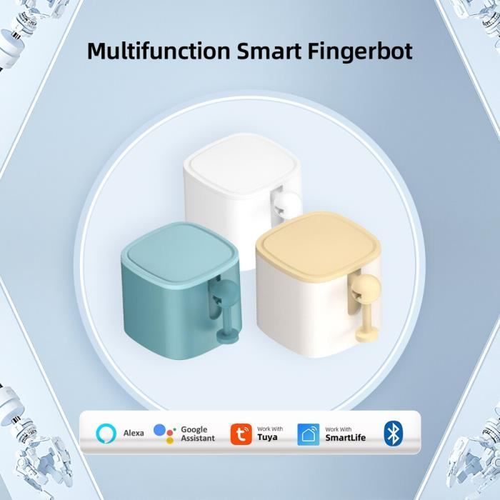 Type A-blanc ZN34383901-Tuya-Smart Life Smart Finger Robot Switch, Bluetooth, Commande vocale à ...