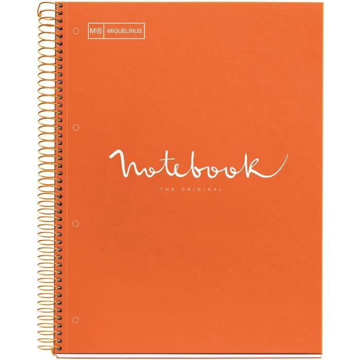 NOTEBOOK EMOTIONS A4 quadrillage 5x5 mm 80 feuilles - Carton extra ...
