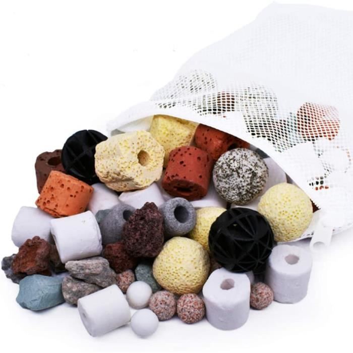 Média Filtrant de Réservoir de Poissons D'aquarium, Anneau en Céramique ...