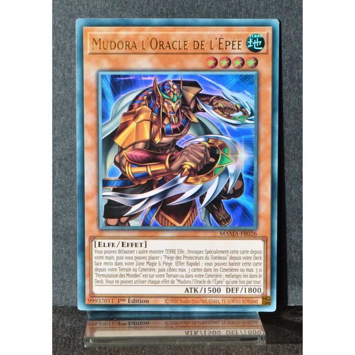 Carte YU-GI-OH MAMA-FR026 Mudora l'Oracle de l'Épée NEUF FR - Cdiscount ...