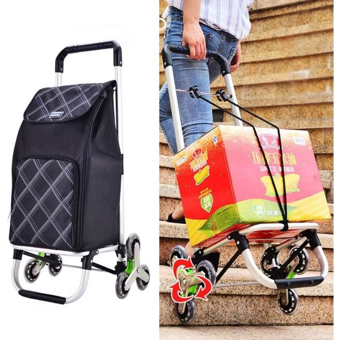 Chariot de Course Pliable à Roulette,2 en 1 Caddie Courses Diable ...