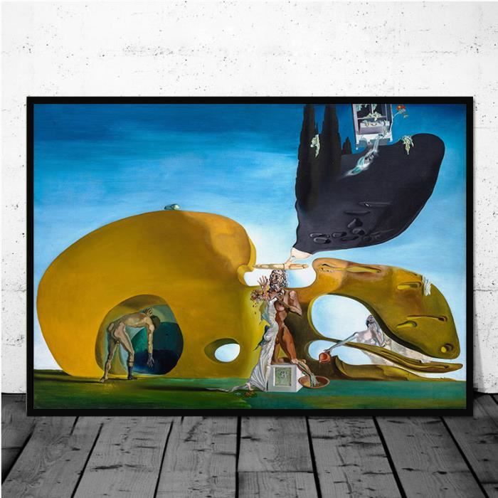 Tableau - Salvador Dali - Toile Surréaliste - 100x150cm - Décoration ...