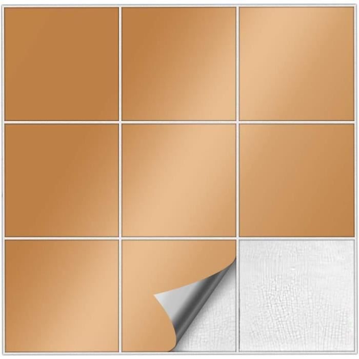 Set 039 - Autocollants Pour Carrelage - 30 X 30 Cm - Lot De 25 - Cuivre ...