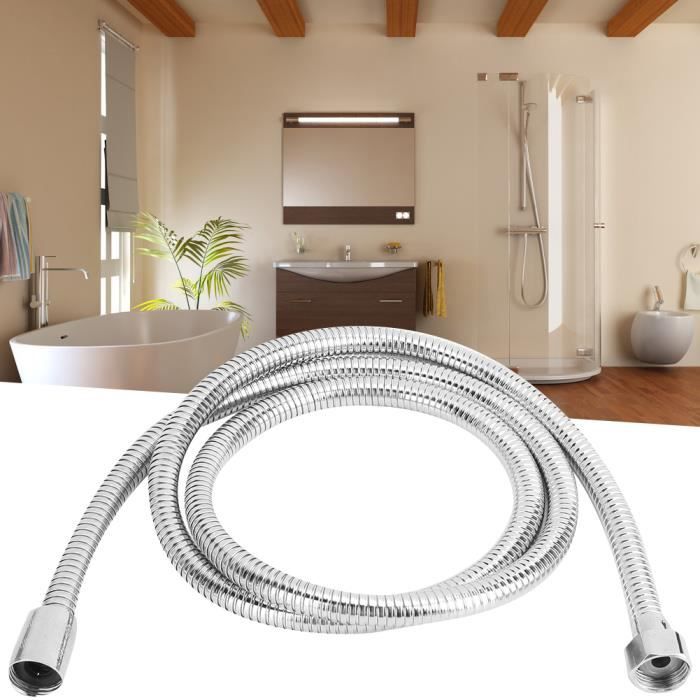 GOTOTOP Accessoires de douche 1.5m G1 / 2in filetage en acier ...