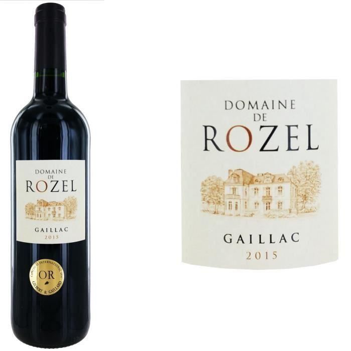 Domaine de Rozel Gaillac 2015 - Vin rouge x1 - La cave Cdiscount