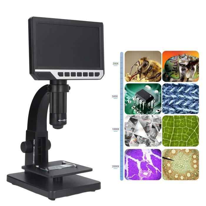 Microscope numérique LCD grossissement 2000X - OMABETA - écran IPS 7 ...