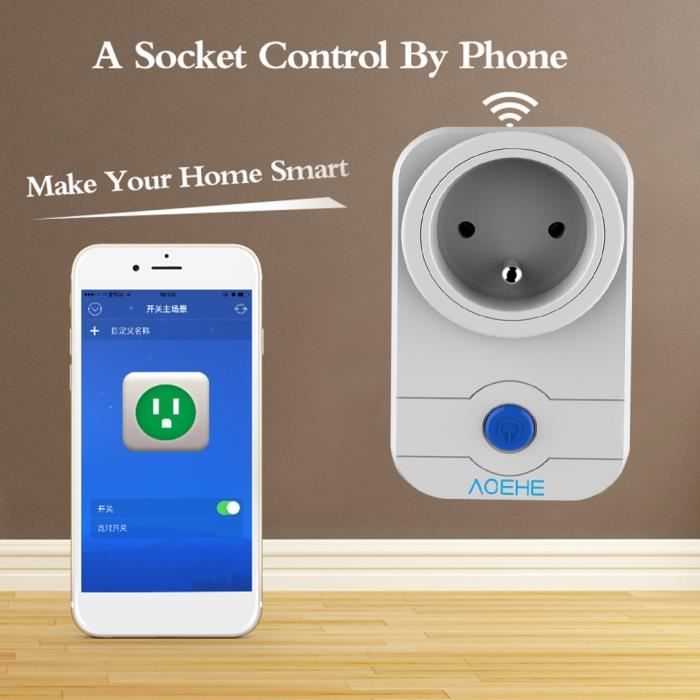 Smart Prise Wifi prise smartphone control - Cdiscount Bricolage