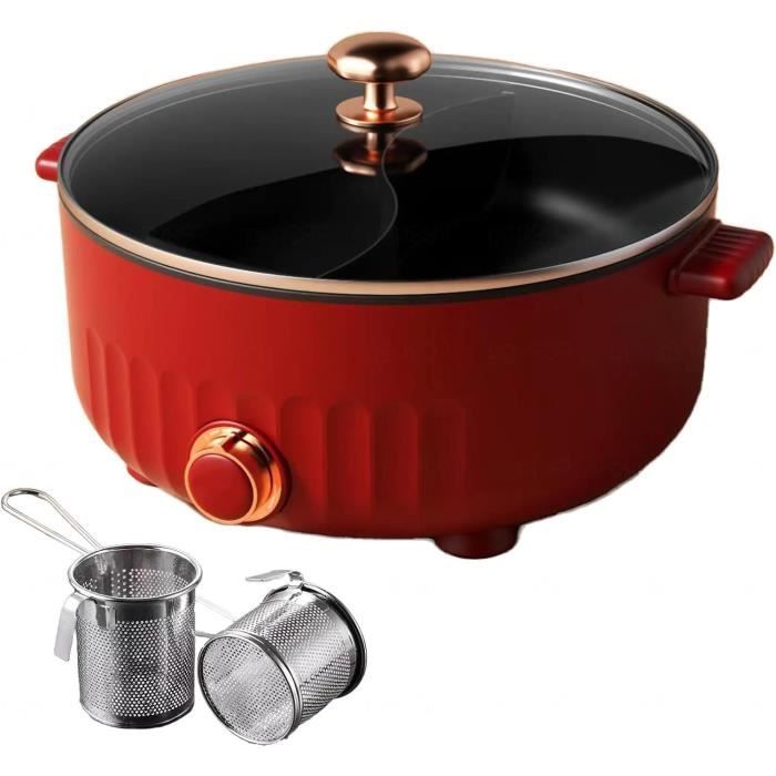 Hot Pot, 6 Litres, 1350 Watts, 30Cm De Diamètre Poele Double ...