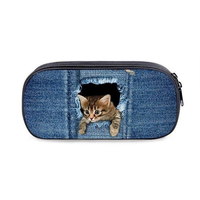 U-1pcs Trousse Scolaire - Sac à crayons animaux mignons Trousse,Boîte ...